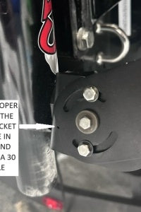 Bass Boat Technologies Jack Plate Livescope Rear Mounts