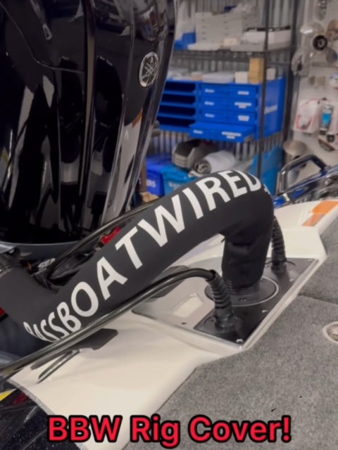 BassBoatWired Engine Rigging Tube Cover