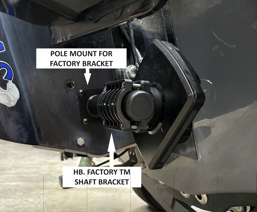 Bass Boat Technologies Jack Plate Livescope Rear Mounts