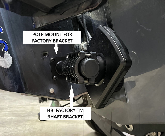 Bass Boat Technologies Jack Plate Livescope Rear Mounts