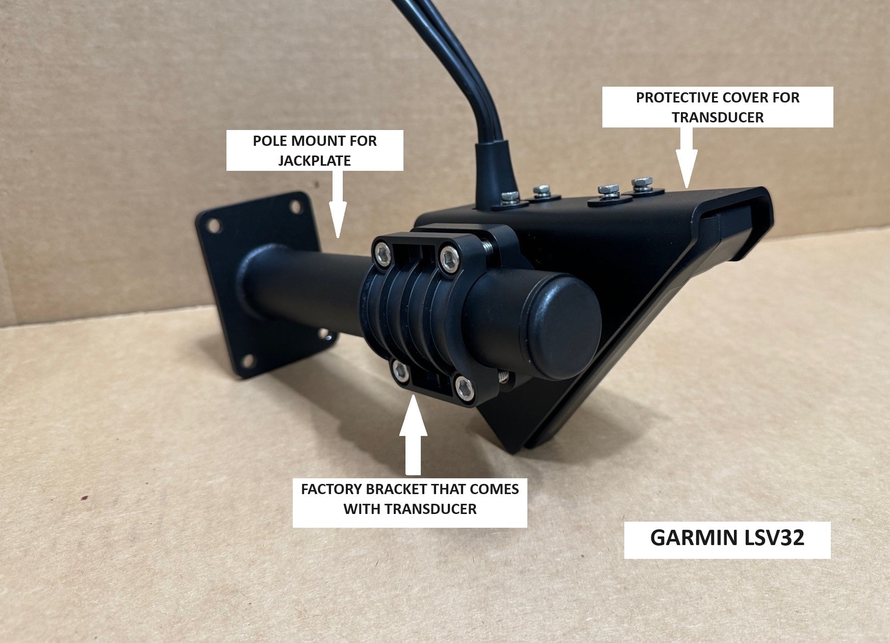 Bass Boat Technologies Jack Plate Livescope Rear Mounts
