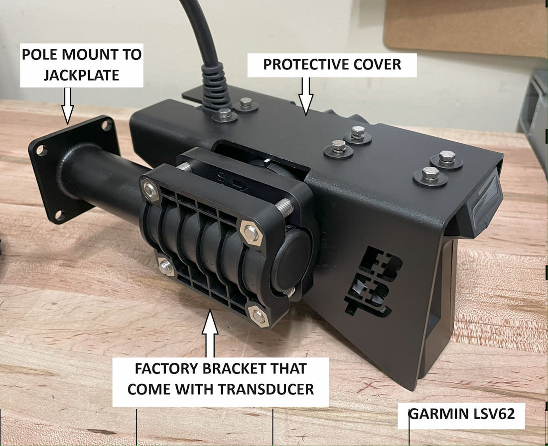 Bass Boat Technologies Jack Plate Livescope Rear Mounts
